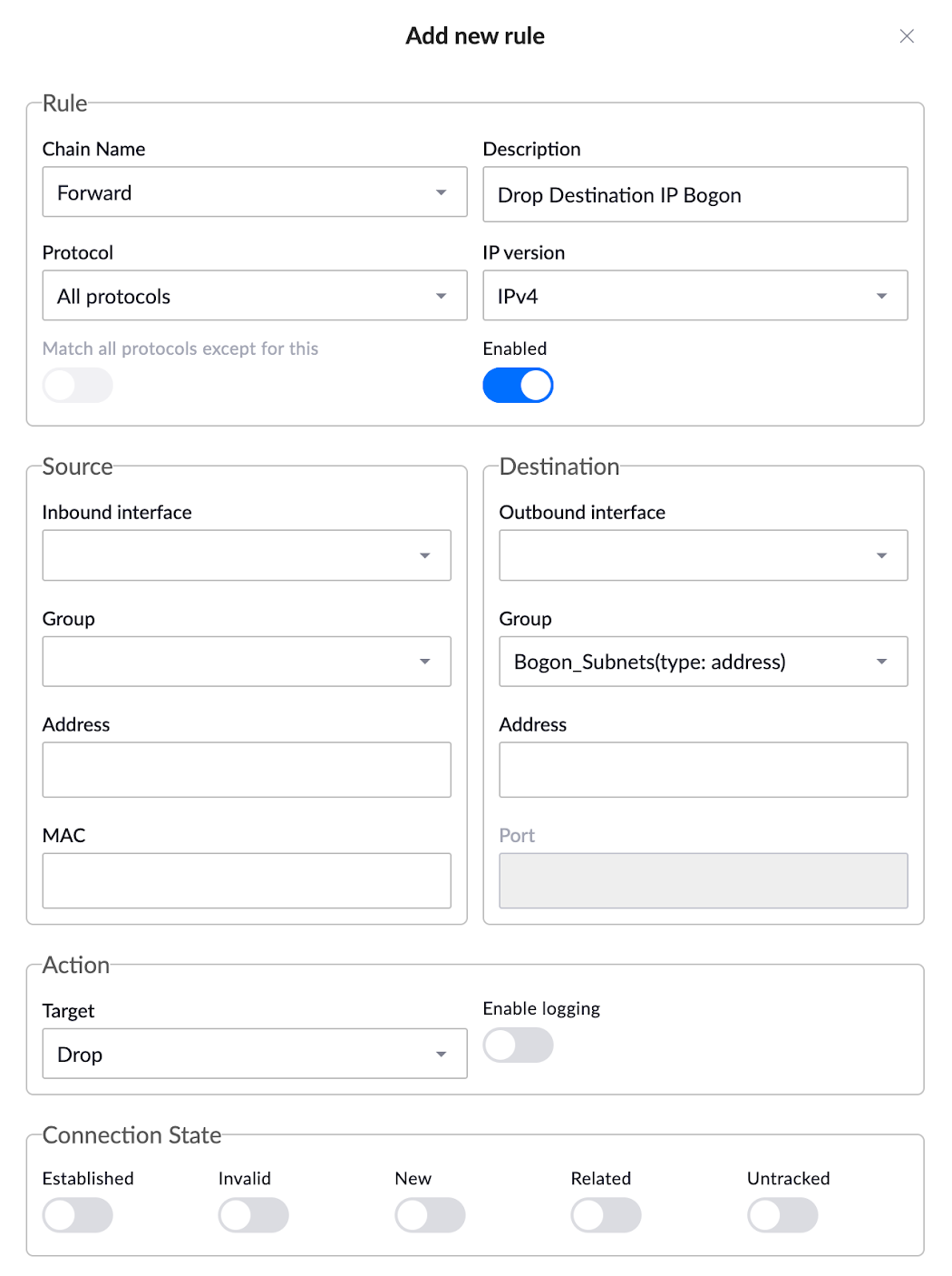 UISP - Setting firewall in UISP devices – UISP Help Center