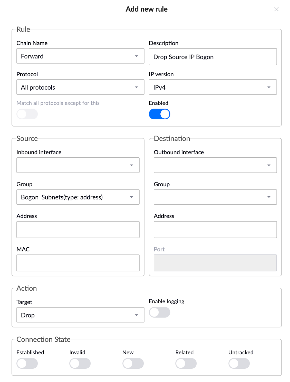 UISP - Setting firewall in UISP devices – UISP Help Center